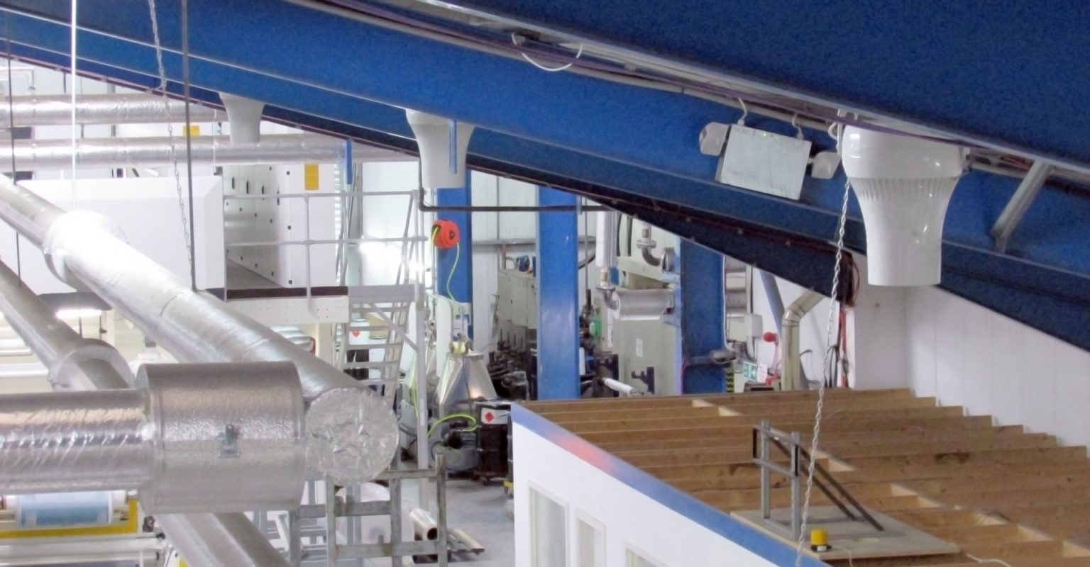 Warehouse Ceiling Fans | Airius Destratification Fan Systems