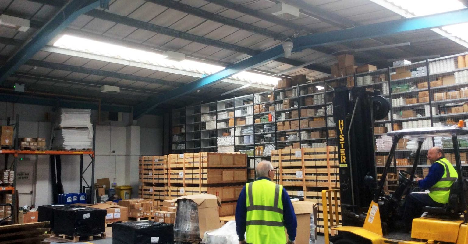Warehouse Ceiling Fans | Airius Destratification Fan Systems