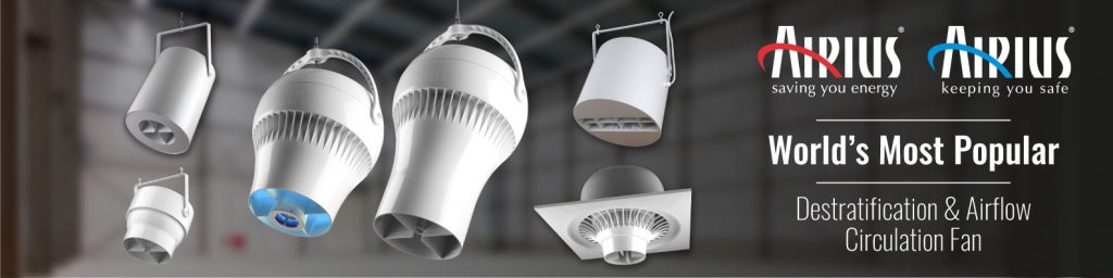 Destratification | How Airius Destratification Fan Systems Work